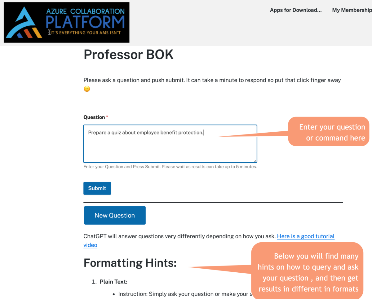 Professor BOK : Members use ChatGPT to securely get to your Body of ...